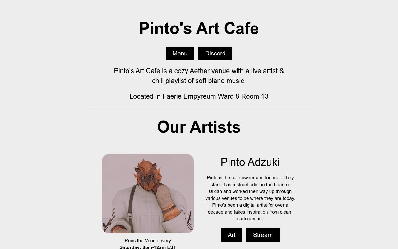 Pinto's Art Cafe